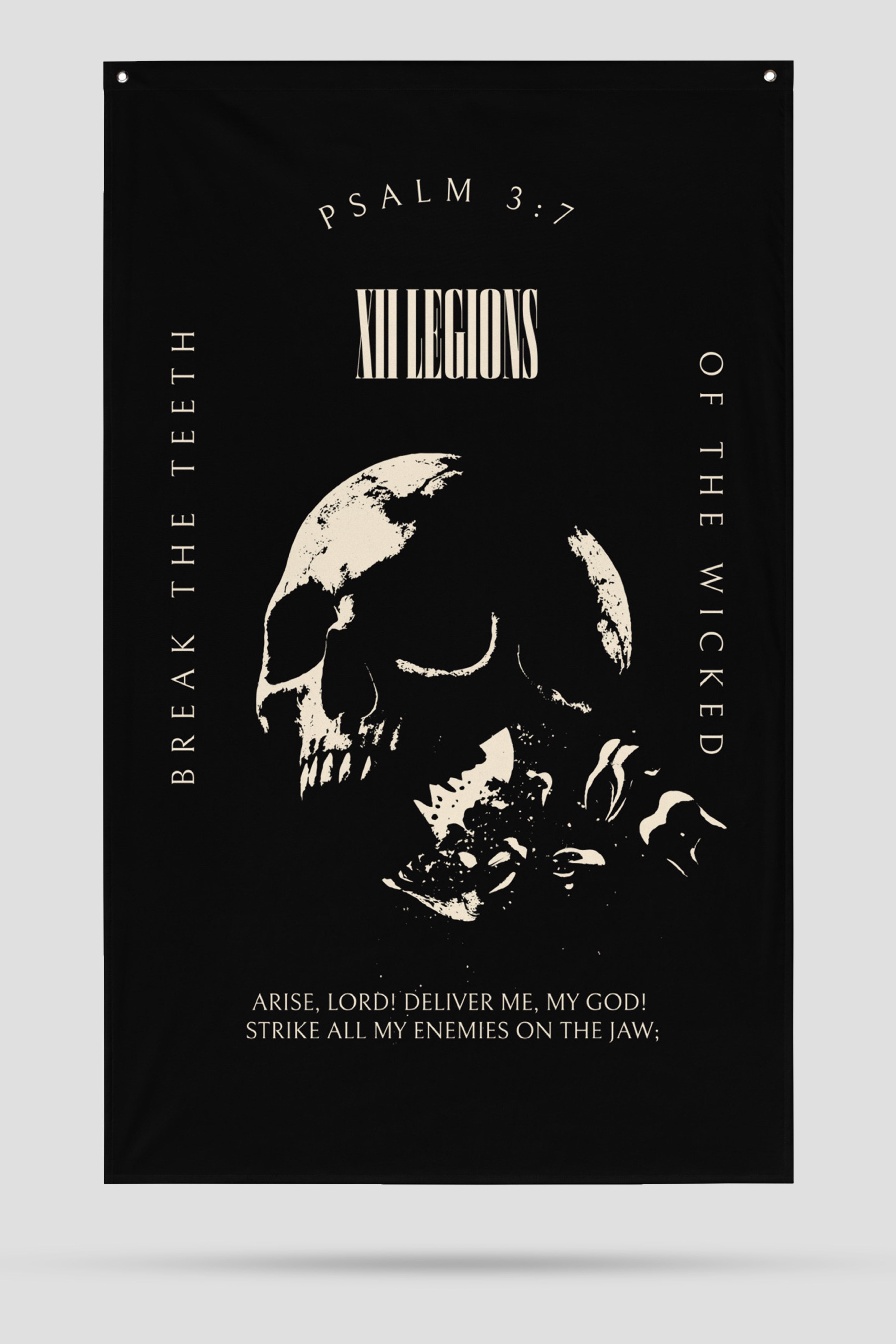 PSALM 3:7 Flag – XII LEGIONS