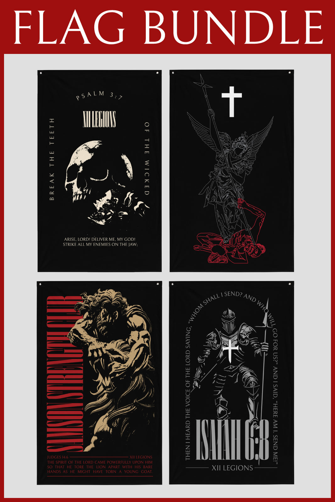 APPAREL & FLAGS – XII LEGIONS