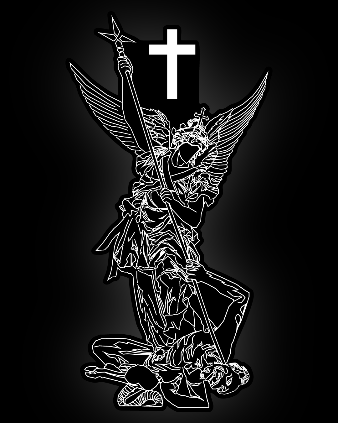 SAINT MICHAEL Decal Sticker – XII LEGIONS